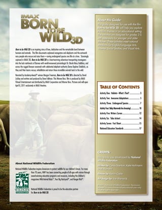 Born to Be Wild 3D Teacher Guide | PDF