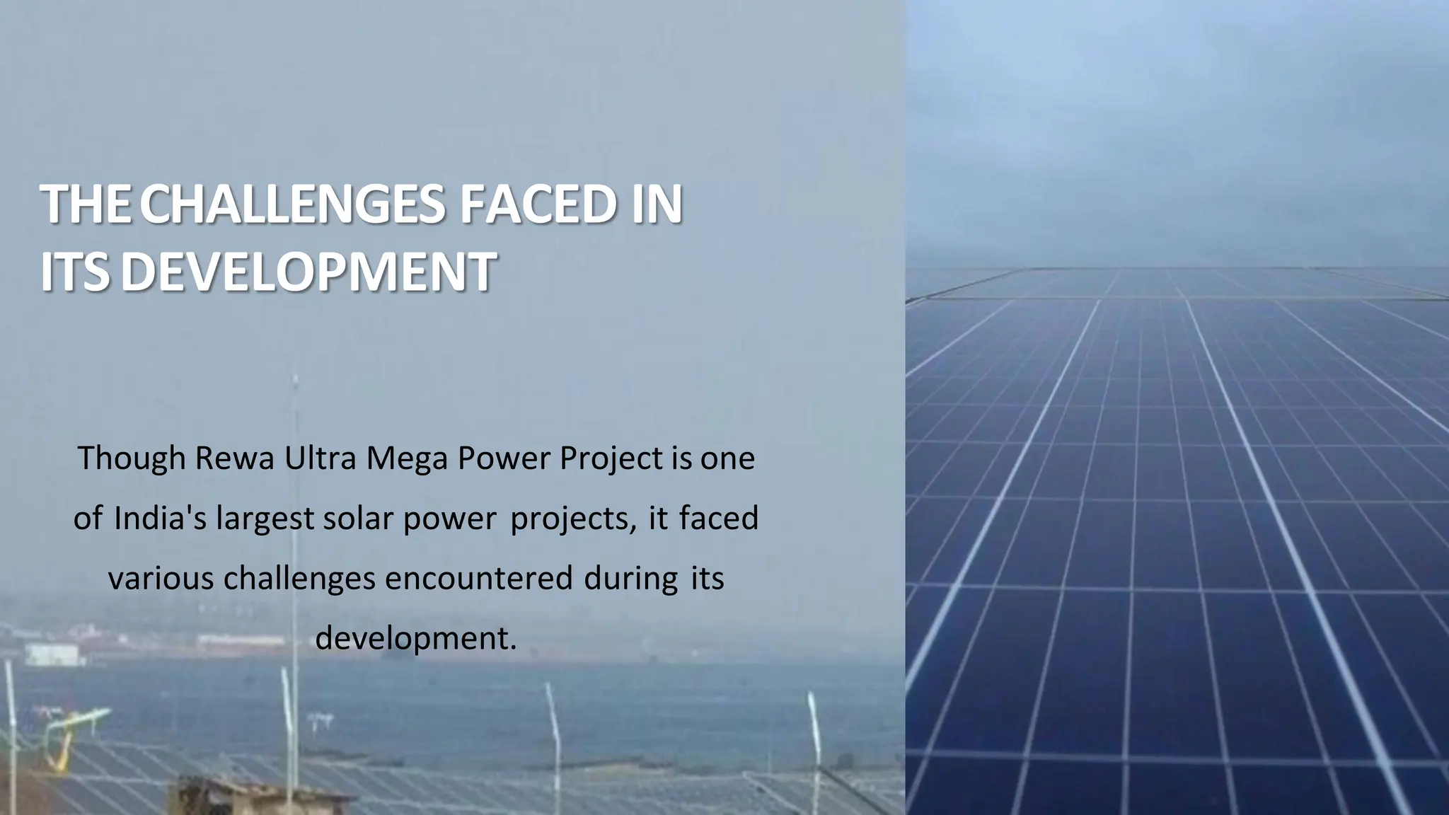 Rewa Ultra Mega Solar Project Presentation | PPTX