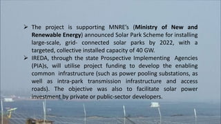 Rewa Ultra Mega Solar Project Presentation | PPTX
