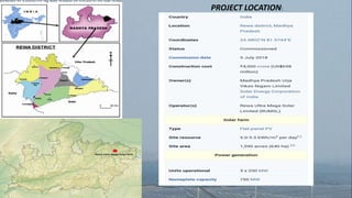 Rewa Ultra Mega Solar Project Presentation | PPTX