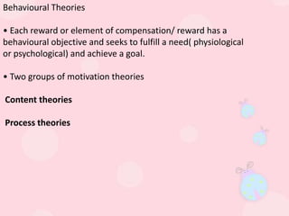 Reward motivational theories | PPTX