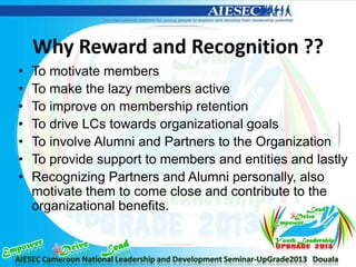 Reward and recognition | PPTX | Business | Business and Finance