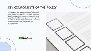 Reward and Recognition Policy, Employee Recognition | PPTX