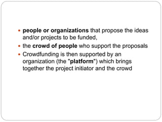 Reward based Crowdfunding | PPTX