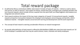 Reward management | PPTX