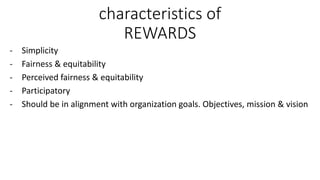 Reward management | PPTX | Human Resources | Business