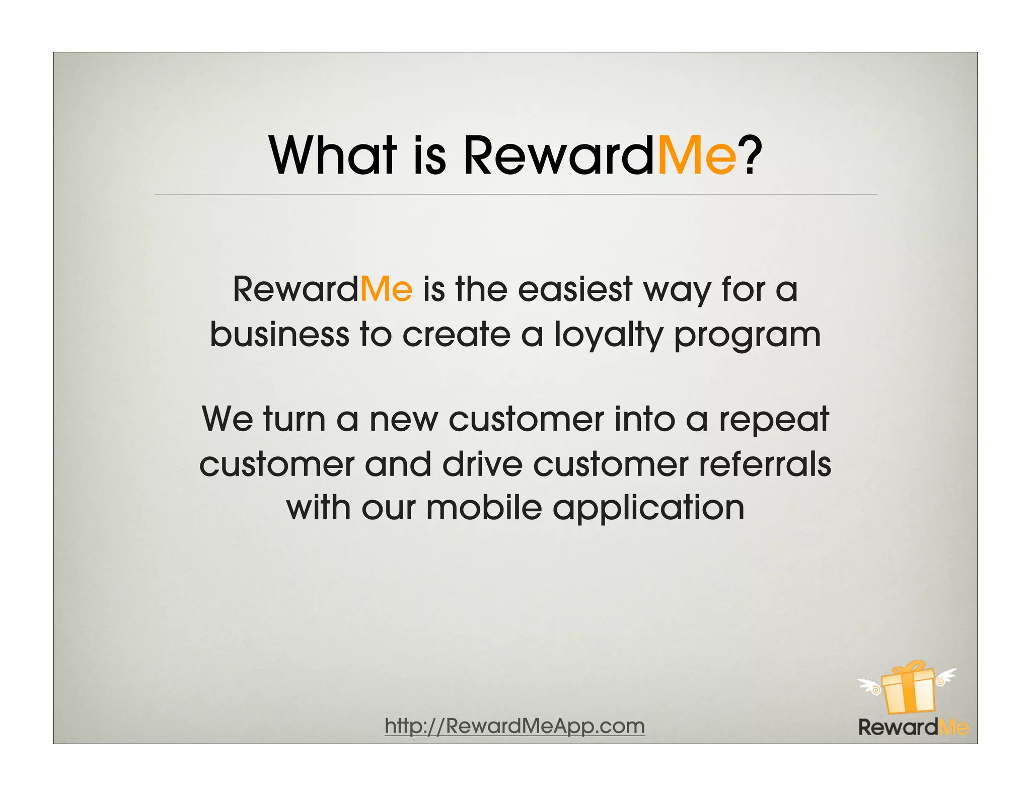 RewardMe Introduction | PDF