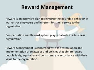 Reward management | PPTX