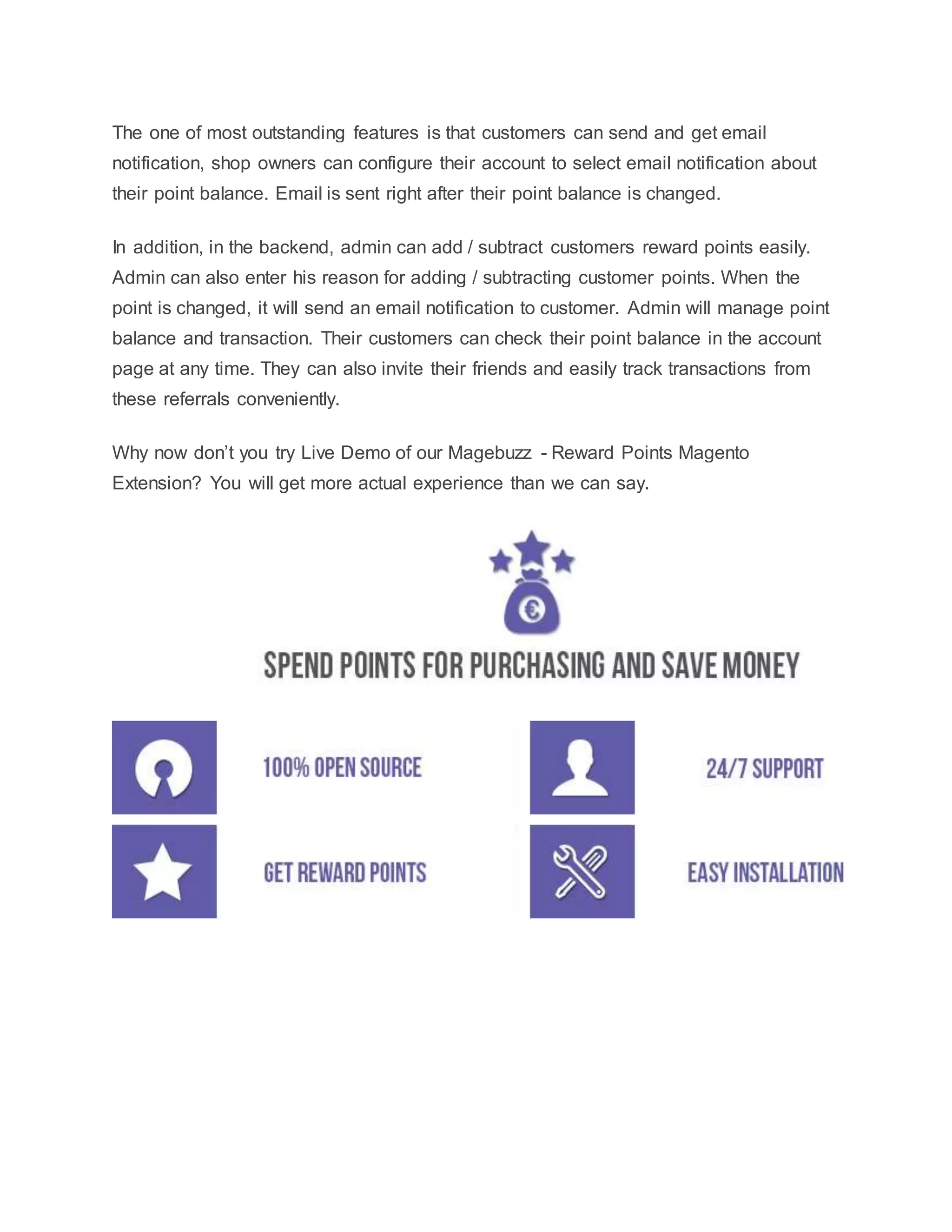 Reward points magento extension | DOCX