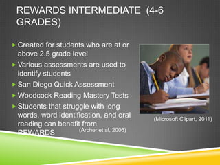 Rewards Intervention Program (Crissy) | PPTX