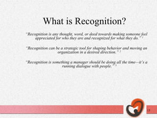 Rewards And Recognition | PPT