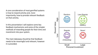 Rewards and Feedback in Gamification | PPT