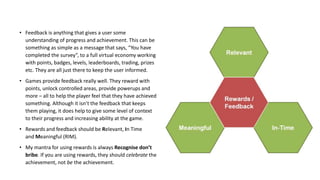 Rewards and Feedback in Gamification | PPT