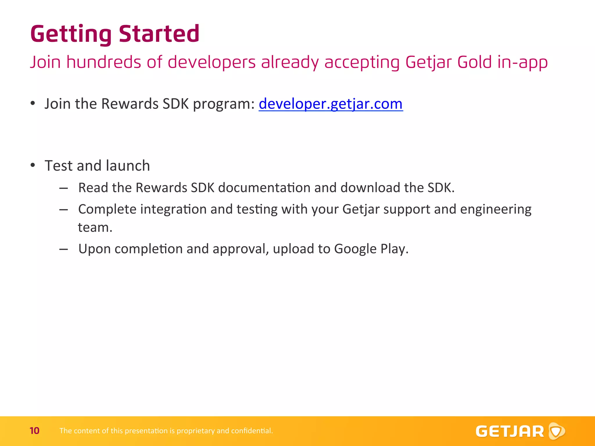 Getjar App Commerce Overview | PPT