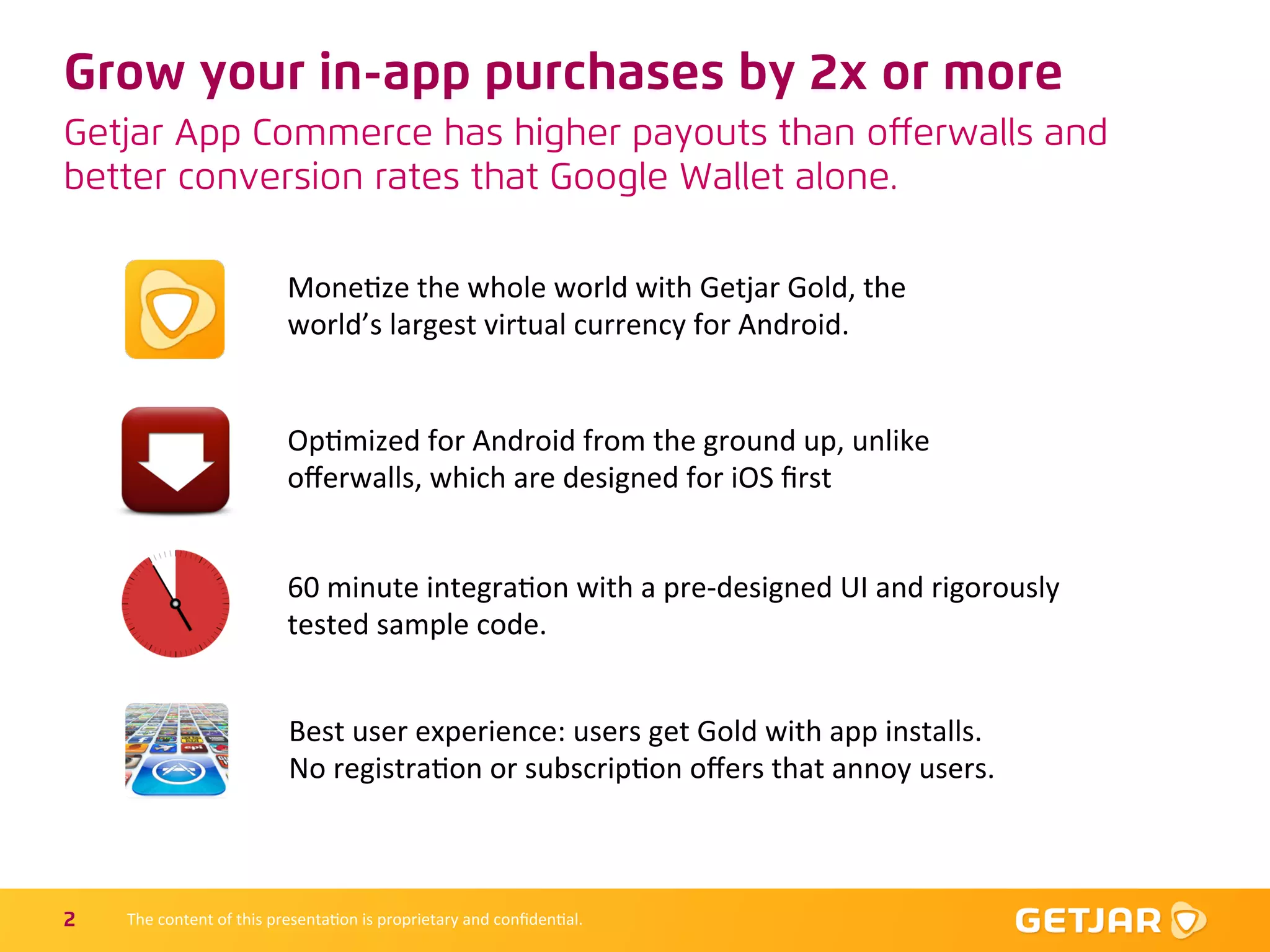 Getjar App Commerce Overview | PPT
