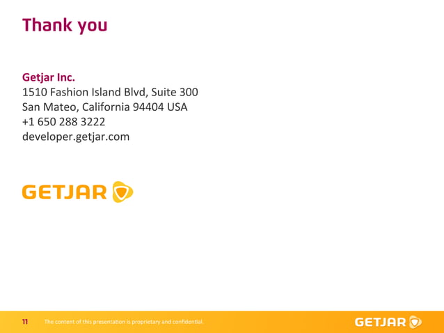 Getjar App Commerce Overview | PPT