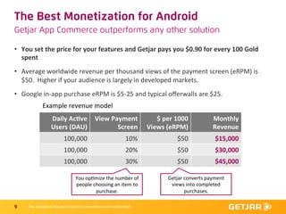 Getjar App Commerce Overview | PDF