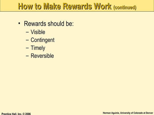 Reward systems & legal issues | PPT