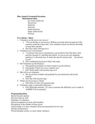 Our "Fun-derful" Volunteers (handout) | PDF