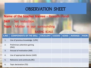 Rewathi pandi 16 lesson plan ppt | PPT