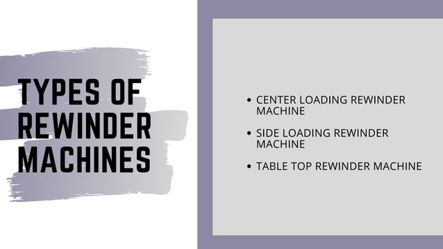 Rewinder Machine.pdf | Technology & Computing