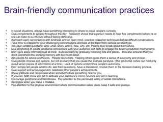 Rewire your brain for positive influence and happier relationships | PPT