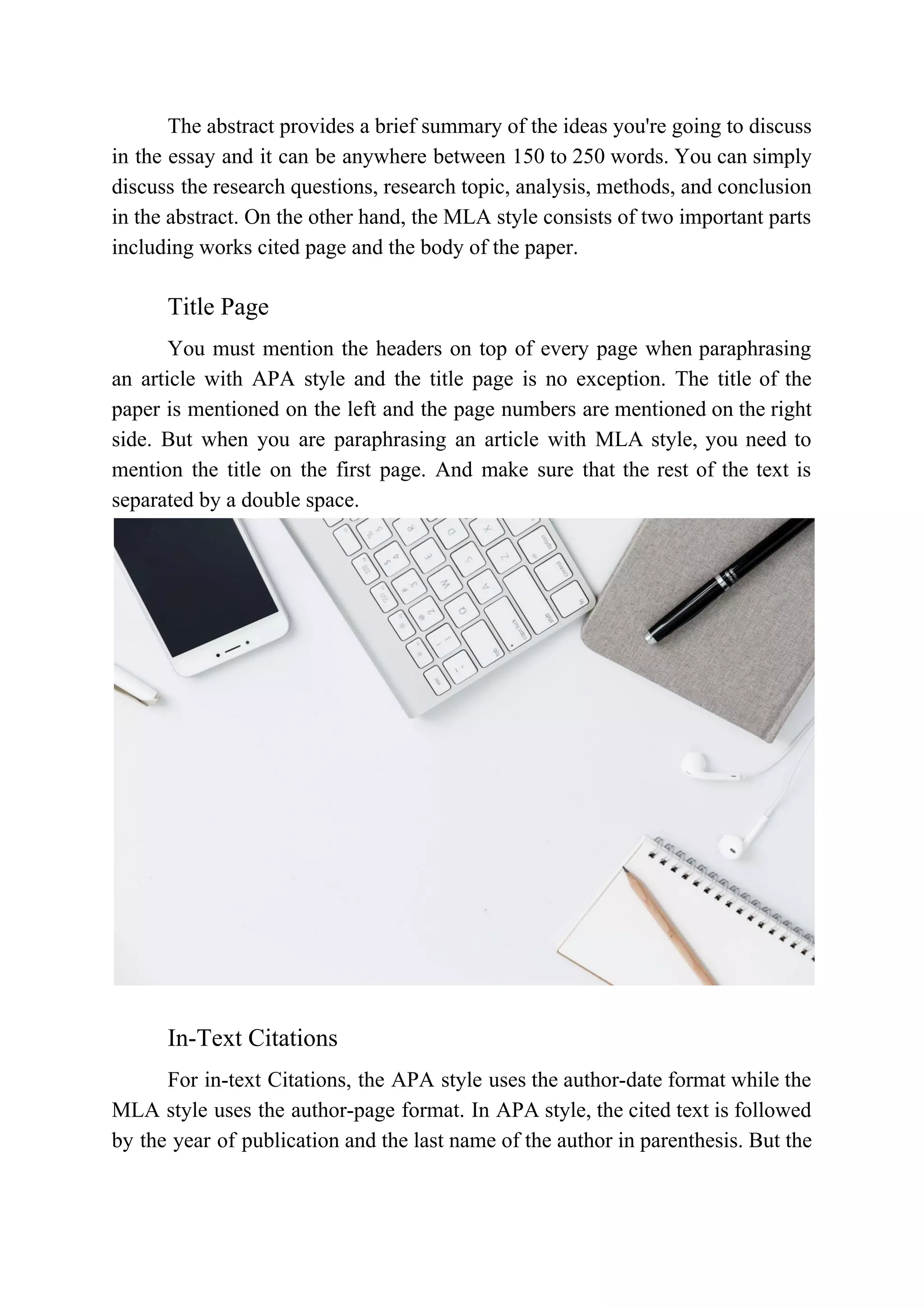 Text paraphrase MLA and APA | PDF