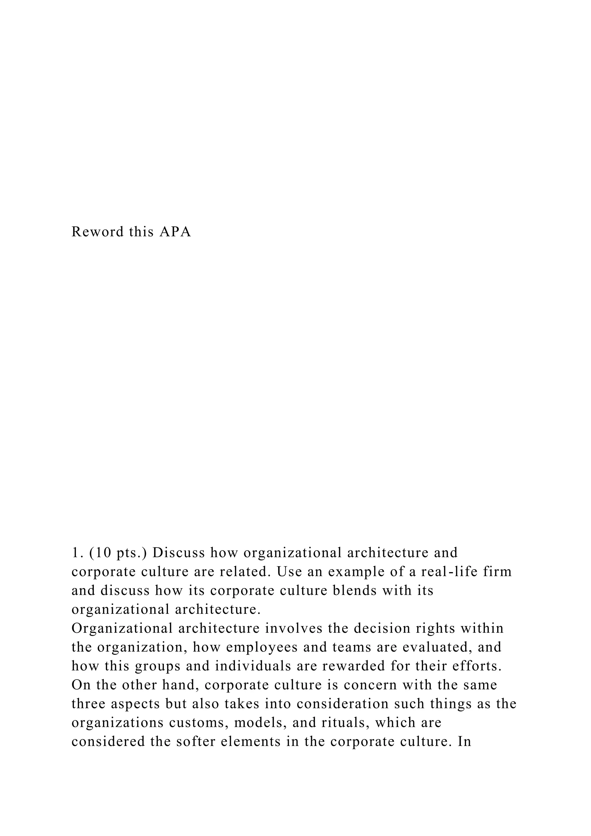 Reword this APA1. (1.docx