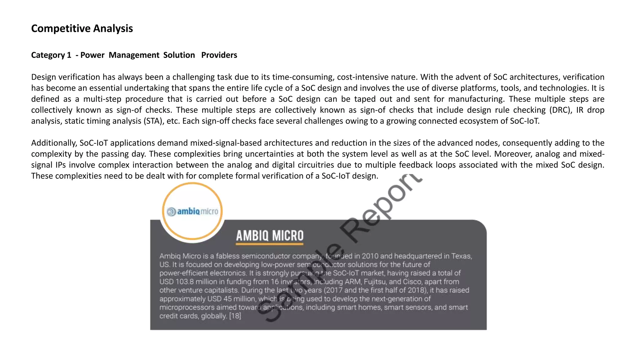 Global SOC IoT Innovation Trends | PPT