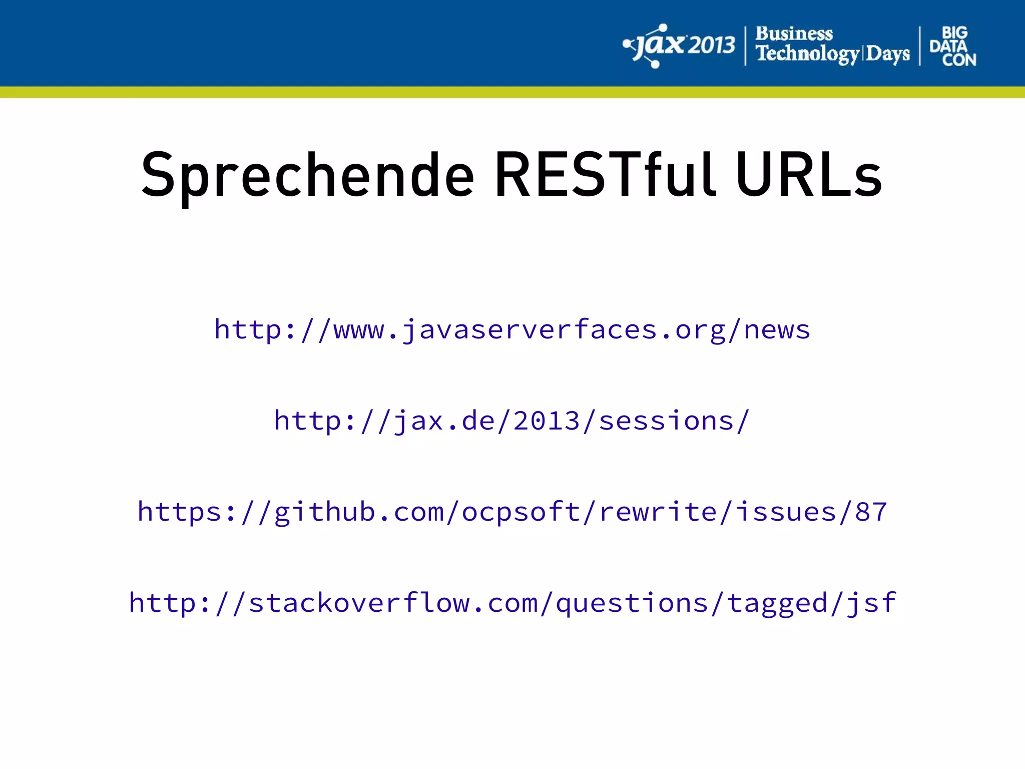 Beyond PrettyFaces - Einführung in Rewrite | PDF