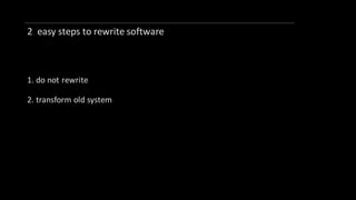 Rewriting Software | PPT