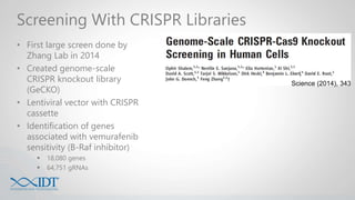 Rewriting the Genome Using CRISPR and Synthetic Biology | PPTX