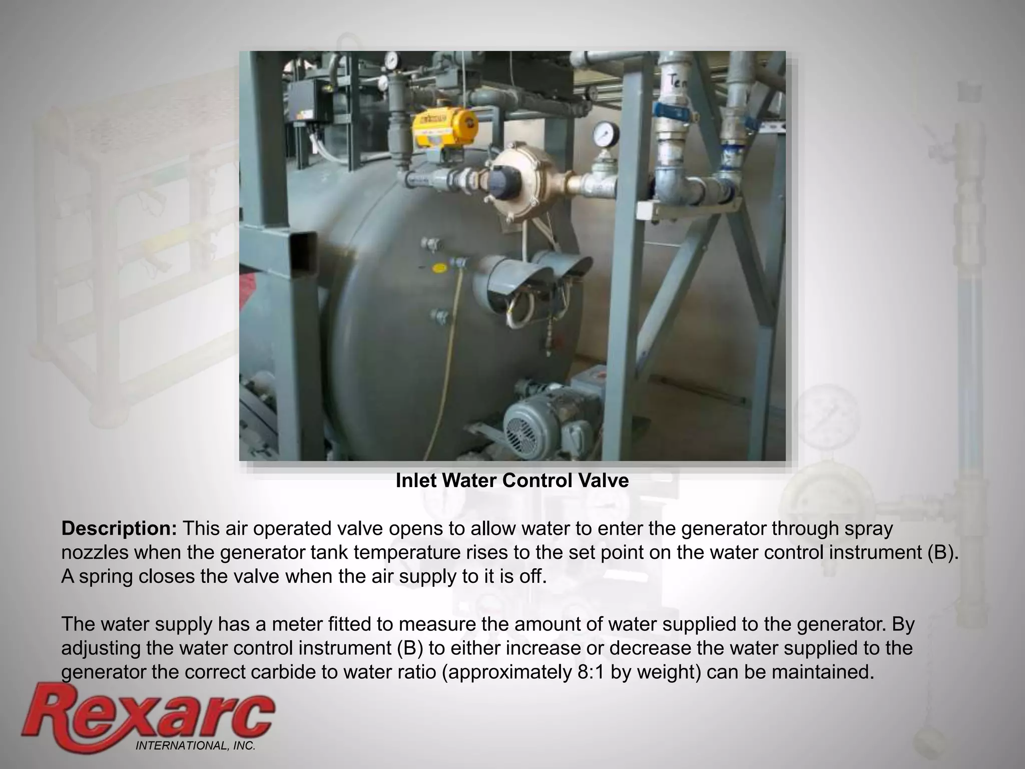 Rexarc Acetylene Generators - Part I | PPTX