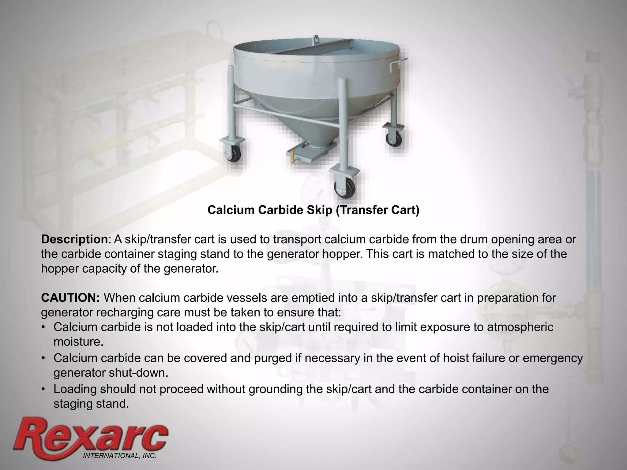 Rexarc Acetylene Generators - Part I | PPTX