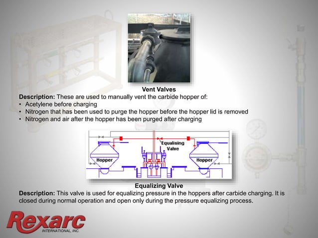 Rexarc Acetylene Generators - Part I | PPTX