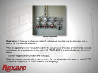 Rexarc Acetylene Generators - Part I | PPTX