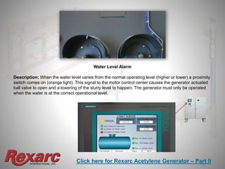 Rexarc Acetylene Generators - Part I | PPTX