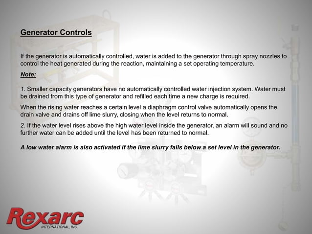 Rexarc Acetylene Generators - Part I | PPTX