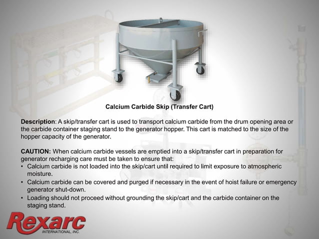 Rexarc Acetylene Generators - Part I | PPTX