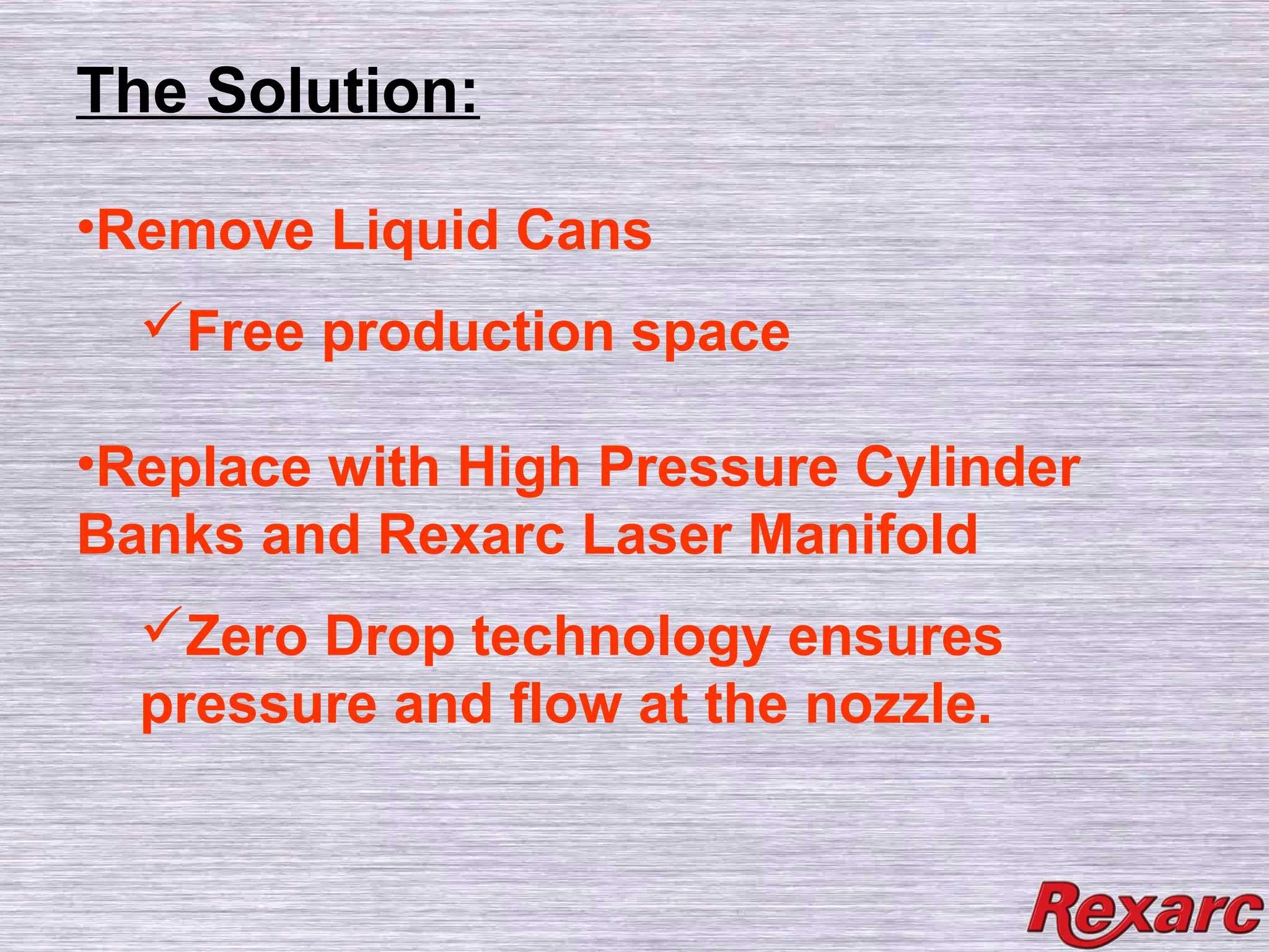 The Laser Manifold System - Rexarc | PPT | Free Download