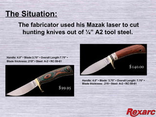 The Laser Manifold System - Rexarc | PPT