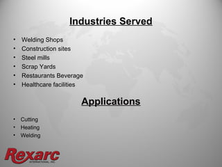 Rexarc Manifolds Training Seminar on Industrial Gas Distribution ...