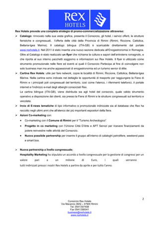 Rex hotel business | DOC | Hospitality Industry | Industries