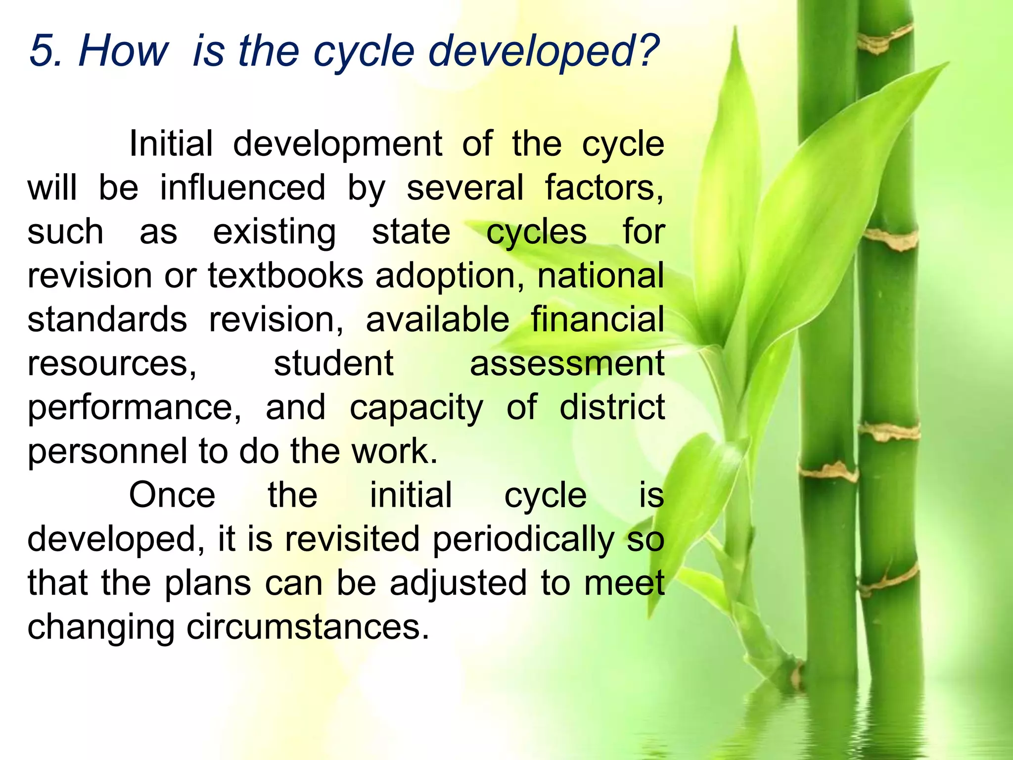 Curriculum Development Cycle | PPTX
