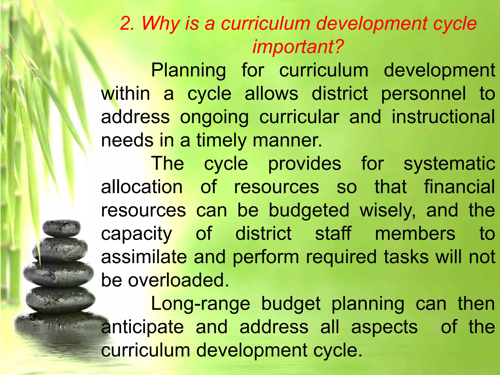 Curriculum Development Cycle | PPTX