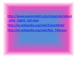 Rex tillerson power point | PPT