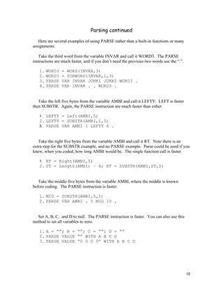 Advanced REXX Programming Techniques | DOC