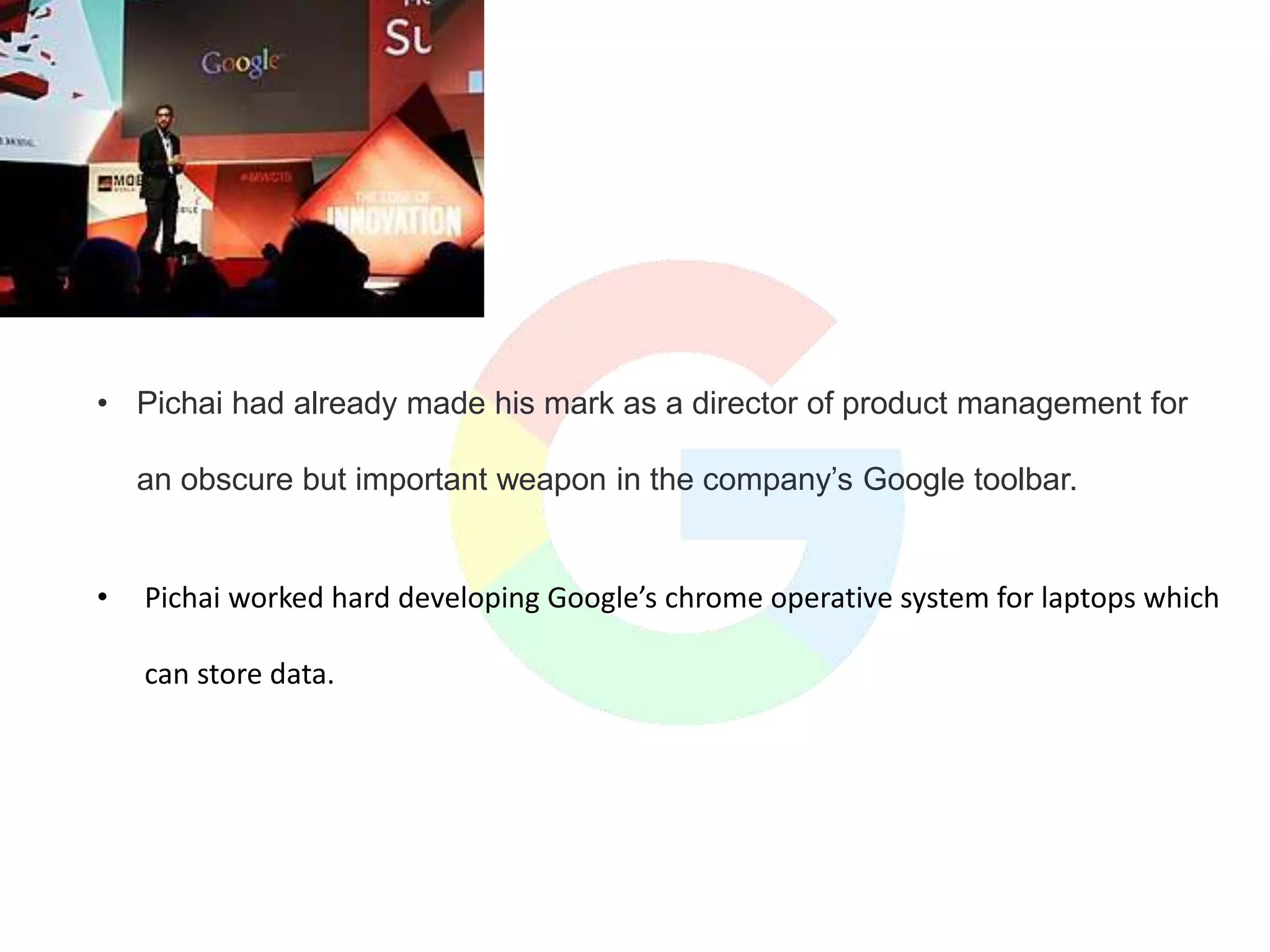 Sundar Pichai PPT | PPTX