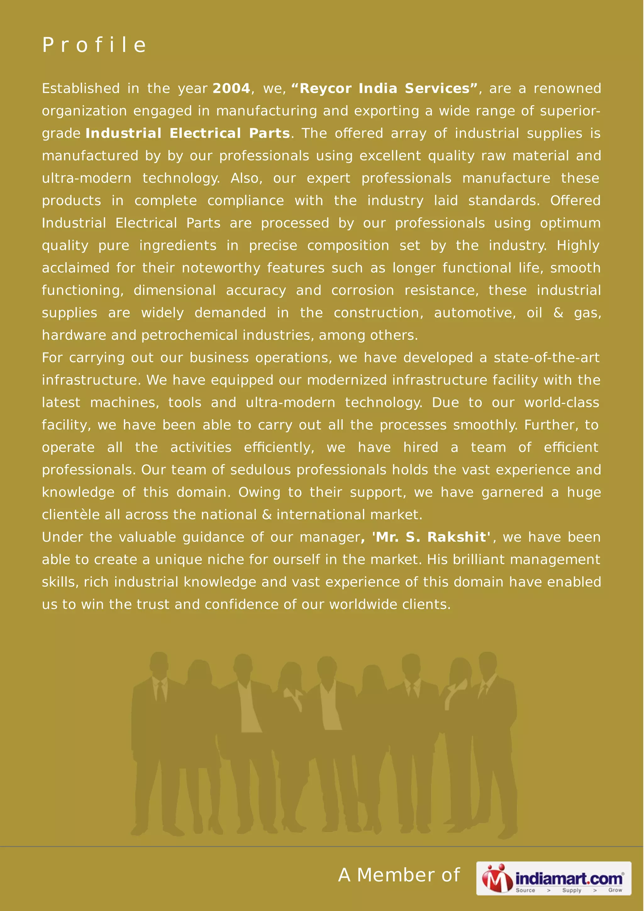 Reycor india-services | PDF