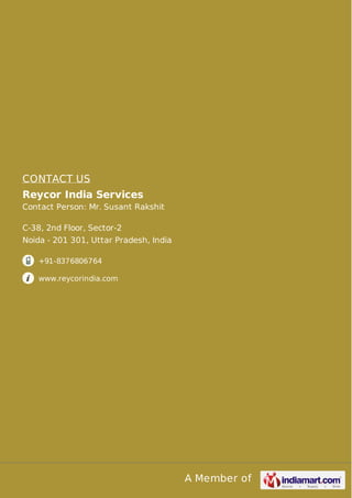 Reycor india-services | PDF